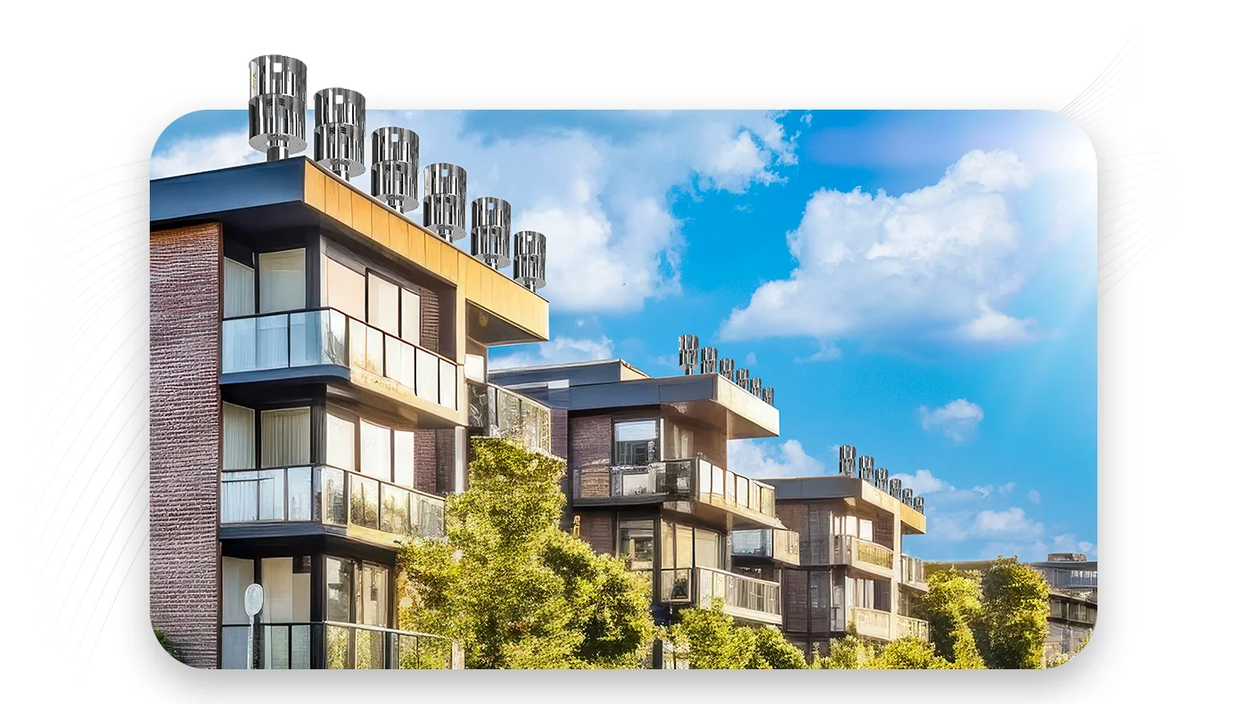 Wind turbine - power generator Dragon - Dospel - Leader of Ventilation